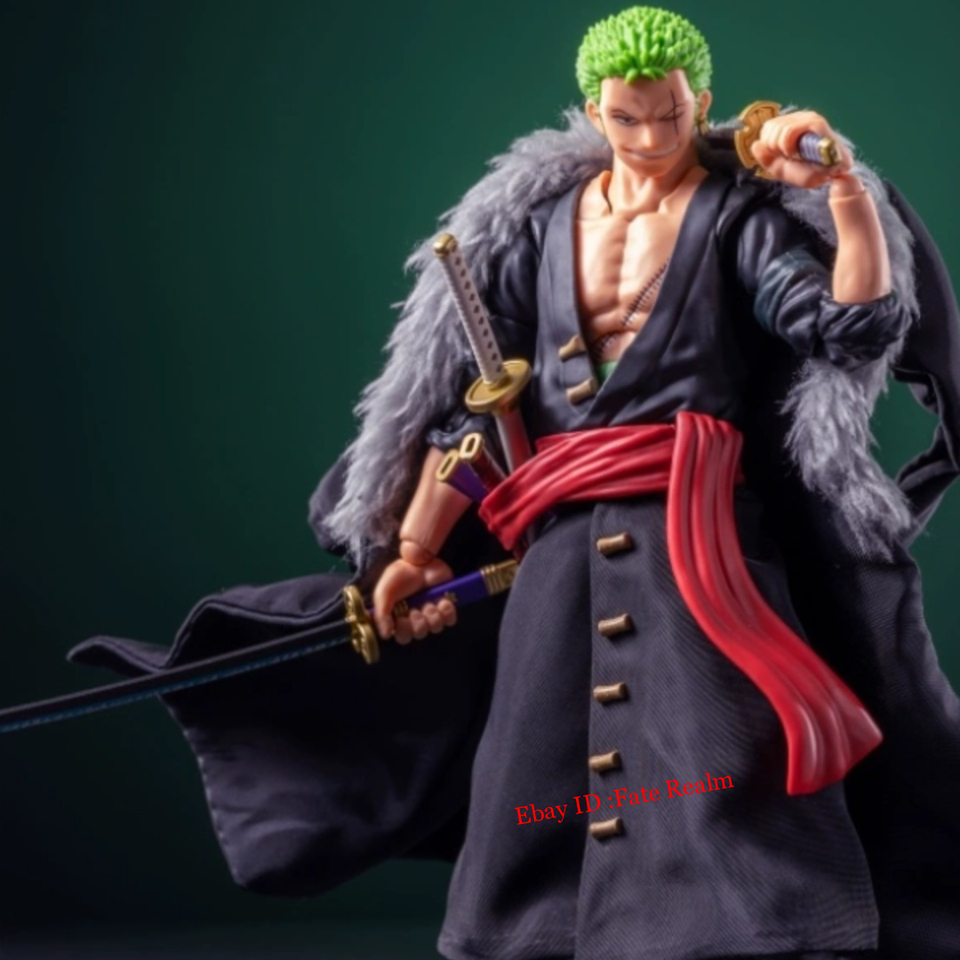 1/12 Custom Wired Coat For 6'' SHF ONE PIECE Zoro Action Figure（No ...