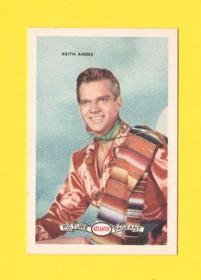 Keith Andes 1958 Atlantic Picture Pageant Film Star Card | eBay