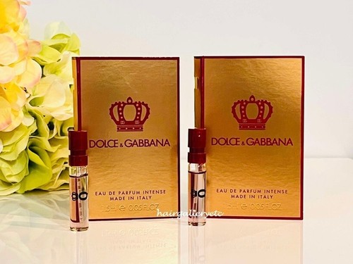 2 DOLCE&GABBANA Q Intense Sample Perfume Spray Vial 1.5 ml NEW RELEASE ...