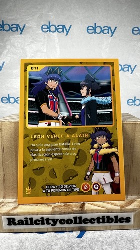 CARD POKEMON MASTER JOURNEYS 3R #011 LIONEL VS ALAIN 2023 PERU TCG (SEE ...