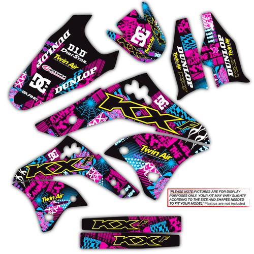 2008 - 2018 KLX 450 GRAPHICS KIT KAWASAKI KLX450 MOTOCROSS DIRT BIKE ...