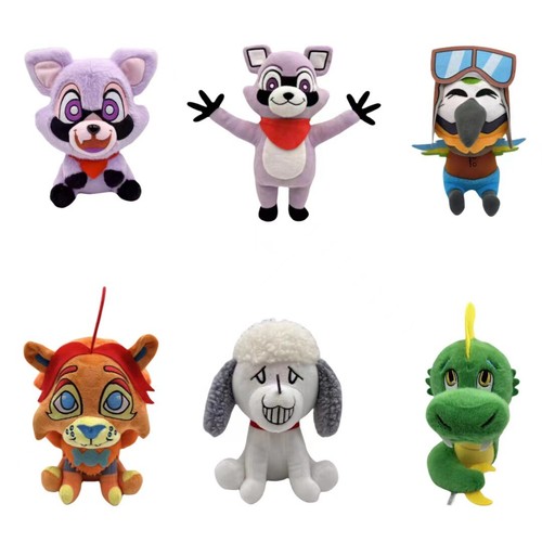 Indigo Park Plush Figure Rambley Raccoon Game Cartoon Animal Doll Club ...
