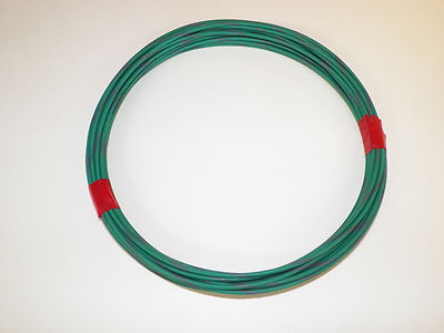 AUTOMOTIVE WIRE 18 GAUGE HIGH TEMP GXL 25 FEET GREEN/GRAY MOTORCYCLE ...