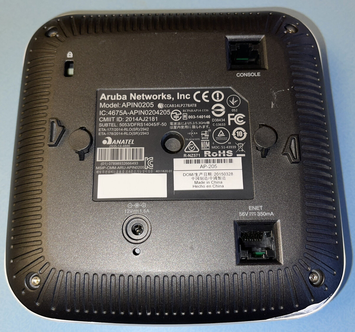 HP Aruba APIN0205 AP-205 802.11ac WiFi Access Point AP | eBay