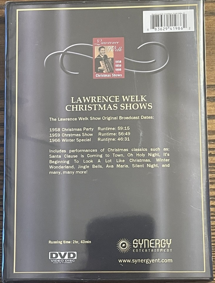 Lawrence Welk Christmas Shows (DVD) 1958, 1959, 1966 : NEW SEALED | eBay