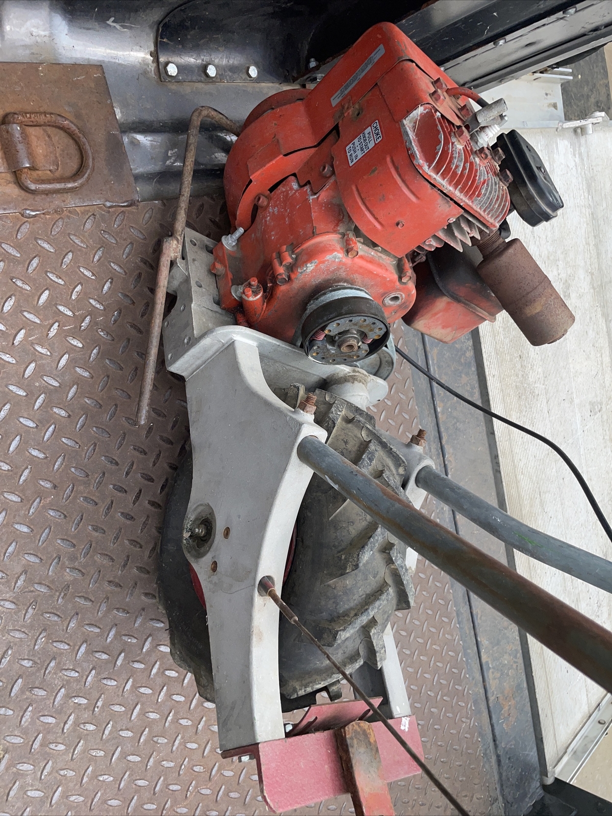 vintage Lodge & Shipley Choremaster, One Wheel Garden Tractor | eBay
