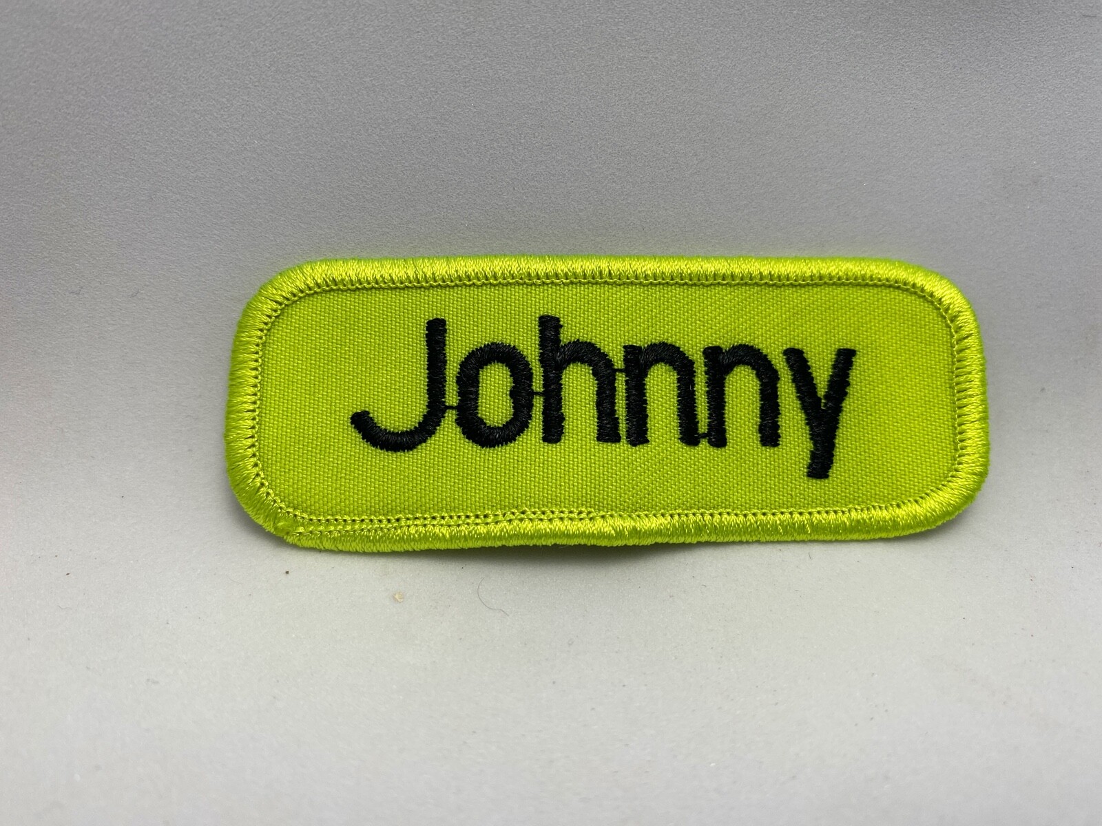 JOHNNY USED EMBROIDERED VINTAGE SEW ON NAME PATCH TAGS ASSORTED COLORS ...