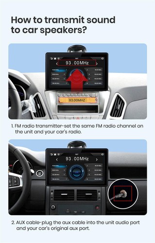 Car Stereo Wireless Apple Carplay Android Auto Bluetooth FM Touch ...