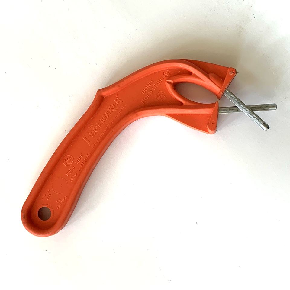 The Original Sportsman Knife Sharpener Orange Handheld Fishing Hunting ...