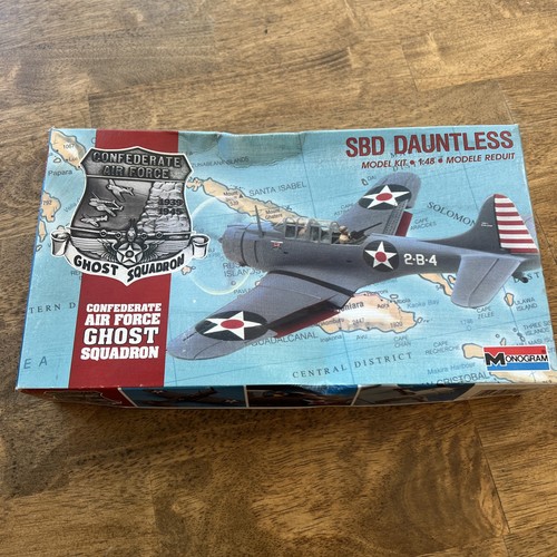 Monogram 5212 SBD Dauntless 1:48 Kit 1991 - NEW IN BOX - FREE SAME DAY ...