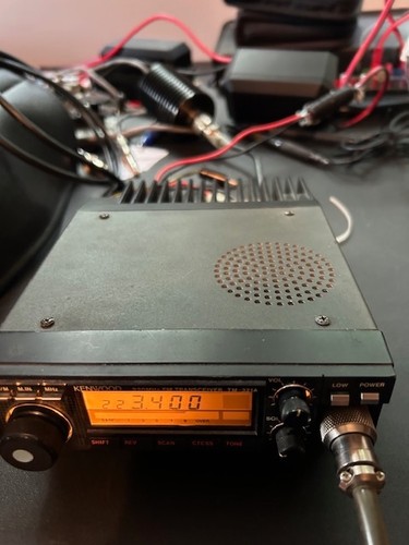 Kenwood TM-321A 220 MHz FM Transceiver MC-48B Microphone With Mount | eBay