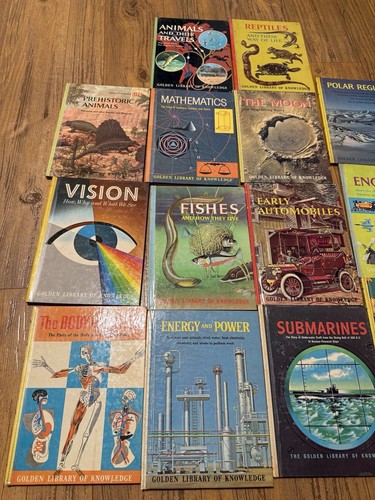 14 ~ Golden Library of Knowledge Hardcover Books 1960’s | eBay
