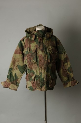 VTG 50'S Belgian Army Denison Smock Camo Parka Jacket RUHR Zipper | eBay