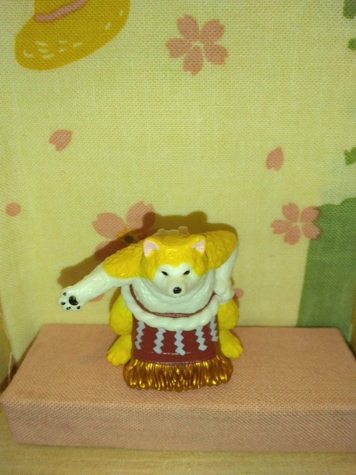 Shiba Inu Miniature Handmade Sumo Box Spring Interior Ornament with Lid ...