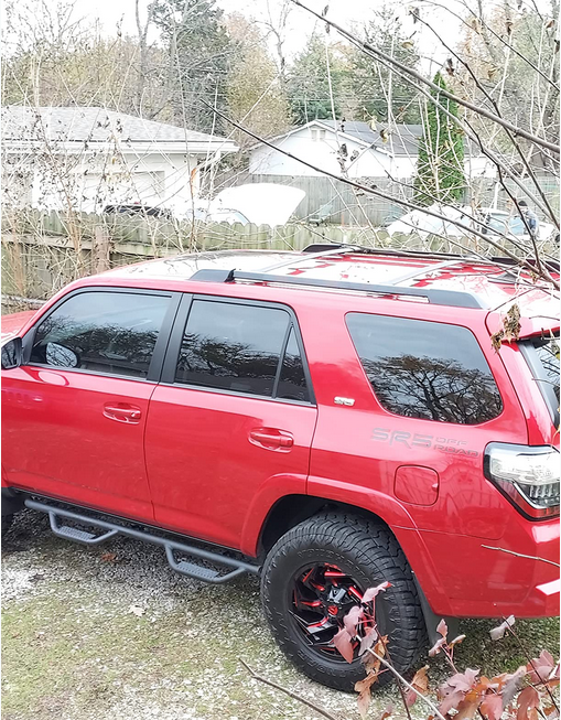 2PCS Roof Rack Side Rails for 2010-2024 Toyota 4Runner Roof Rails Black ...