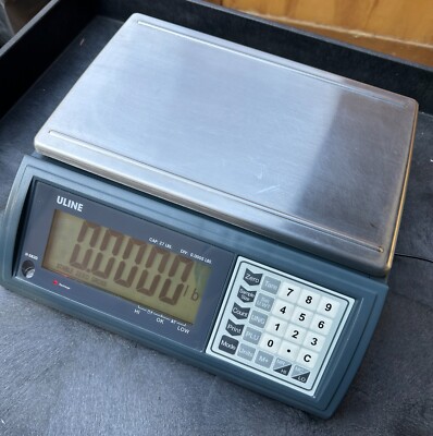 ULINE H-5820 Deluxe Industrial Commercial Grade Counting Scale 27 lbs ...