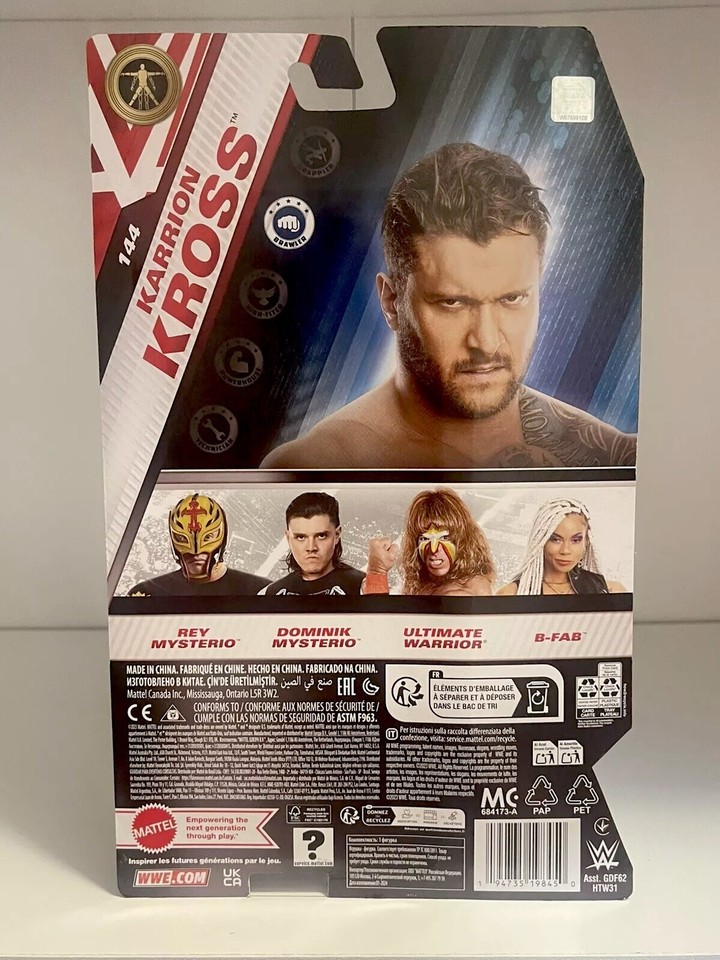 KARRION KROSS WWE MAIN EVENT BASIC SERIES #144 BRAND NEW [MINT ...