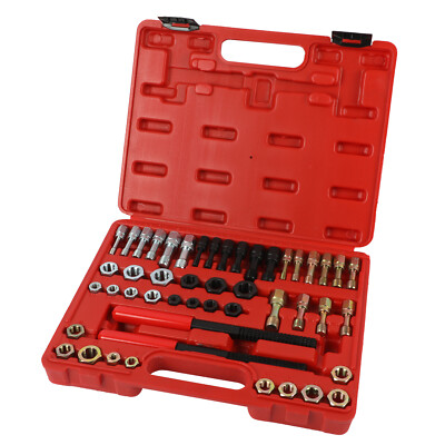 Thread Chaser Set 48PCS Thread Repair Restorer Kit UNC UNF Metric ...