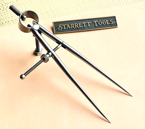 STARRETT No.277-6 Spring-Type Divider With Round Legs - 6” Size ...