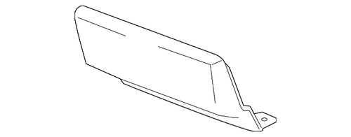 Genuine GM Primed Rear Bumper Fascia Trailer Hitch Access Hole Cover ...