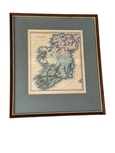 FRAMED ANTIQUE MAP OF IRELAND | eBay