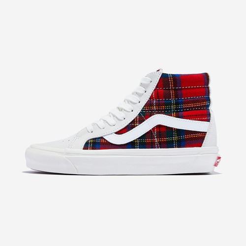 New Vans x Pendleton SK8-Hi 38 DX Shoes Sneakers - Red/ White ...