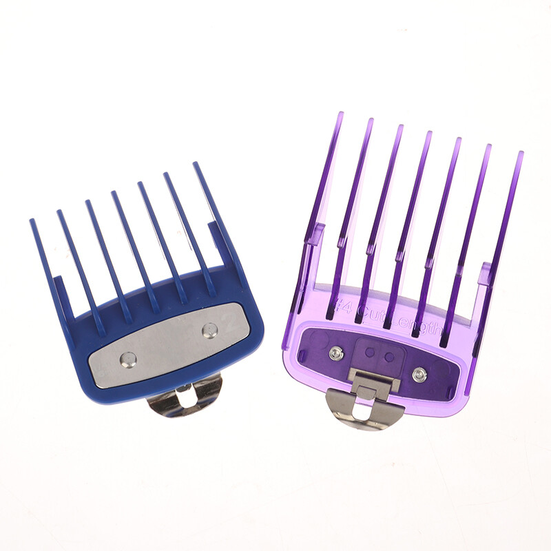 8Pcs/Set Hair Clipper Limit Comb Guide Trimmer Guards Attachment Barber ...