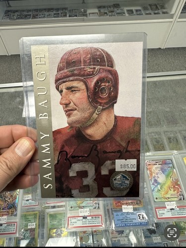 SAMMY BAUGH 1998 Hall Fame Signature Series Platinum /2500 Autographed ...