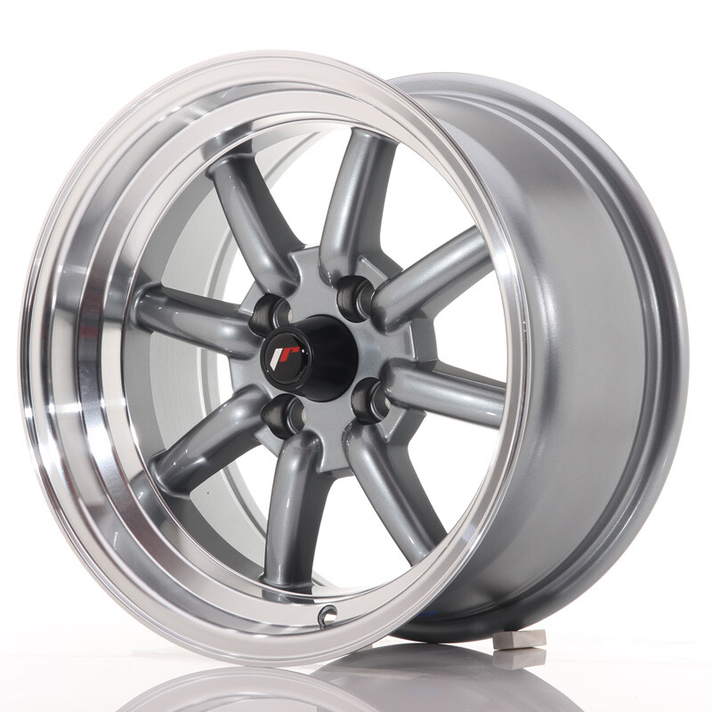 Japan Racing JR19 Alloy Wheel 15x8 - 4x100 - ET0 - Gun Metal | eBay