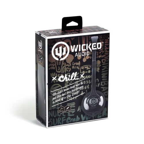 BRAND NEW Wicked Audio Chill Light Weight Stereo Headphone Headset Hi ...