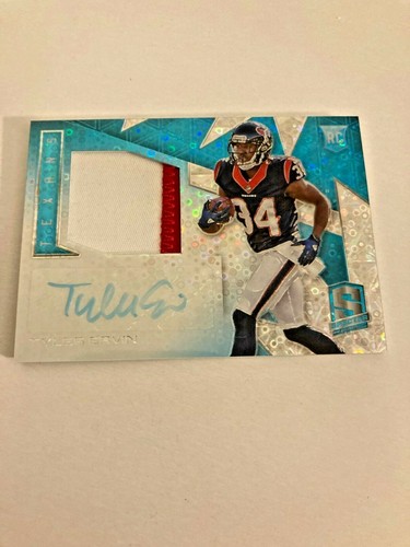 2016 Panini Spectra Tyler Ervin Blue Prizm Autograph Jersey 22/60 Made ...
