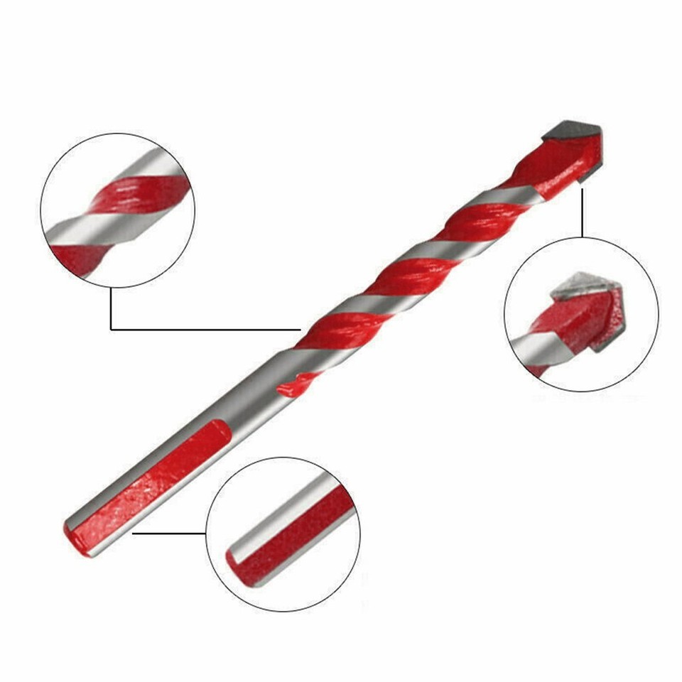 10*Multi-Functional Drill Bit Ceramic Glass Punching Drilling Hole ...