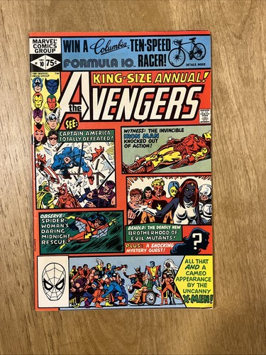 Marvel Comics The Avengers Annual #10 1st Appearance of Rogue 1981 FN ...