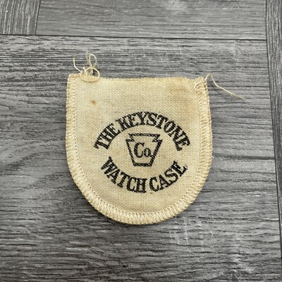 Vintage Original c.1910's Keystone Watch Case Co. Cloth Pocket Watch ...
