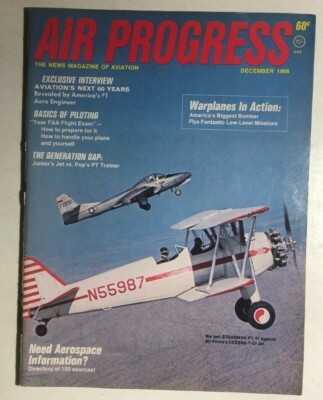 AIR PROGRESS Aviation Magazine December 1968 FREE US SHIPPING! | eBay