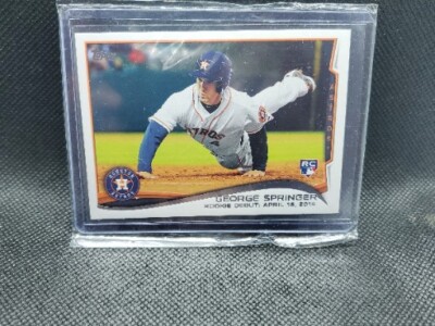 2014 TOPPS UPDATE & HIGHLIGHTS GEORGE SPRINGER ROOKIE CARD # US-210 | eBay