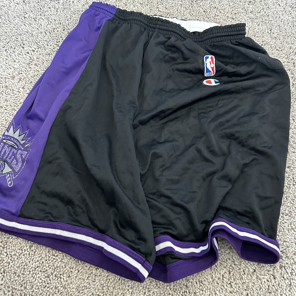 Vintage Champion NBA Sacramento Kings Shorts Large | eBay