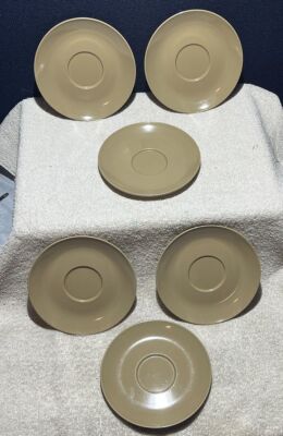 Vintage Melmac Boontonware "SOMERSET" Pattern 5 7/8" Saucers Set Of 7 ...