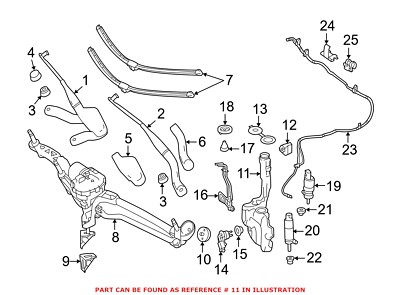 For Mercedes W205 W212 C207 C300 E250 E550 Washer Reservoir Genuine ...