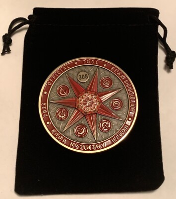 Tool Atlanta Coin 1/24 2024 concert tour fear inoculum state farm arena ...