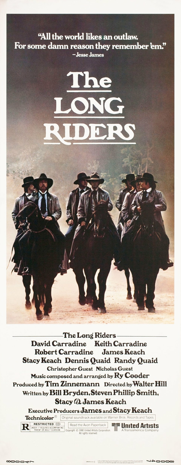 The Long Riders 1980 U.S. Insert Poster | eBay