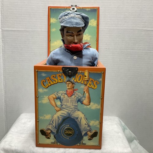 Casey Jones Musical Jack in the Box LR 1987 #456 Conductor | eBay