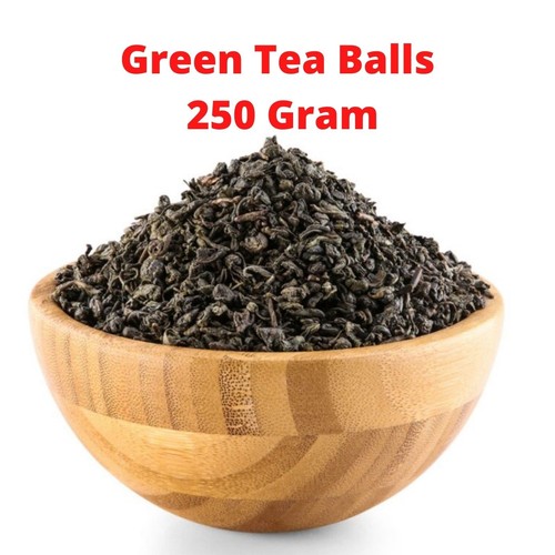 (250 Gram) 100% Pure Green Tea Small Balls Coarse Leaves healthy Drink ...