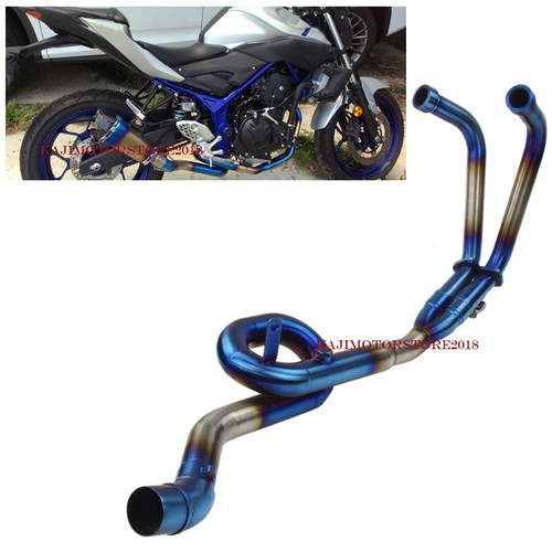 Slip On Full Exhaust System Pipe Front Header Muffler Pipe For Yamaha ...