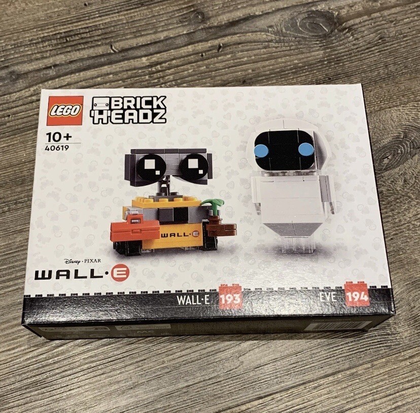 LEGO Eve and Wall-e | Brickheadz ⭐️EXCLUSIVE⭐️40619 | Pixar & Disney ...