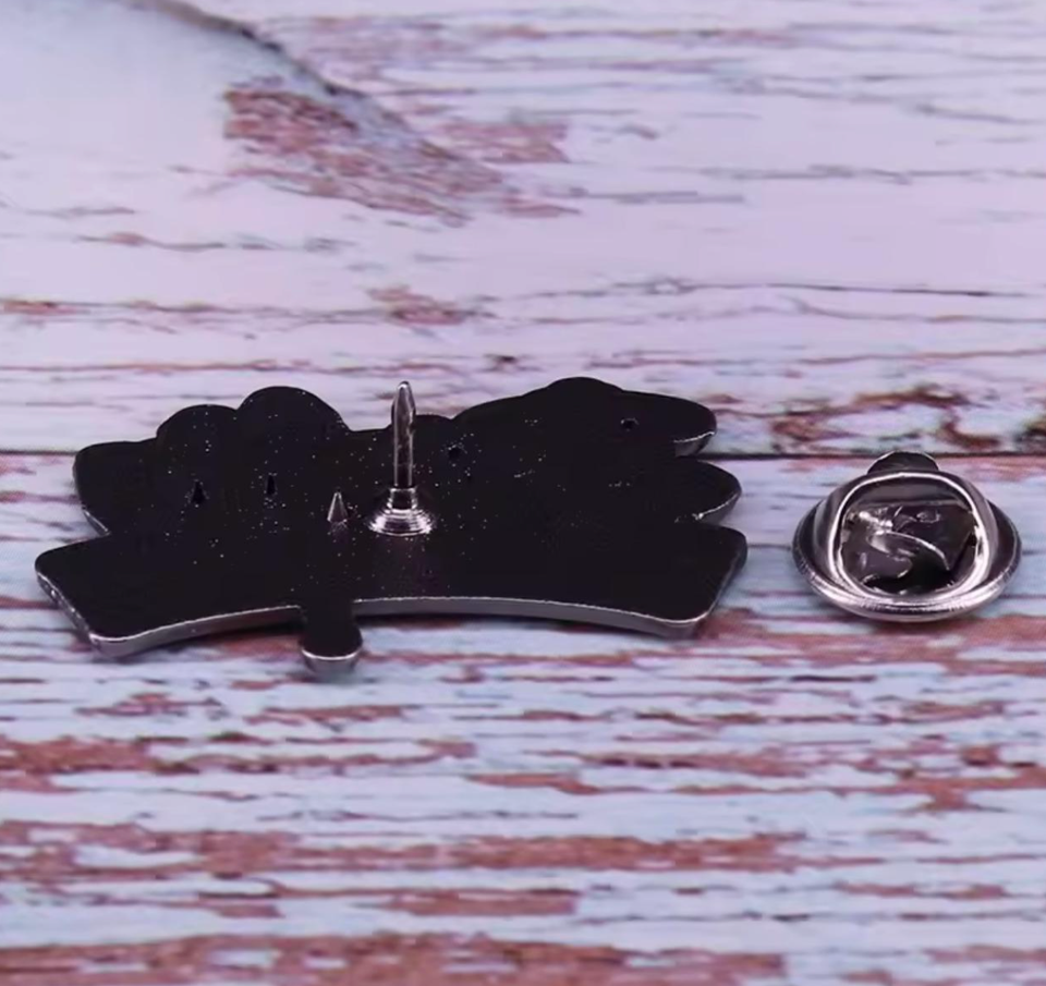 BUFFY THE VAMPIRE SLAYER ♡ Rare 90s Vintage BTVS Enamel Metal Pin Spike ...