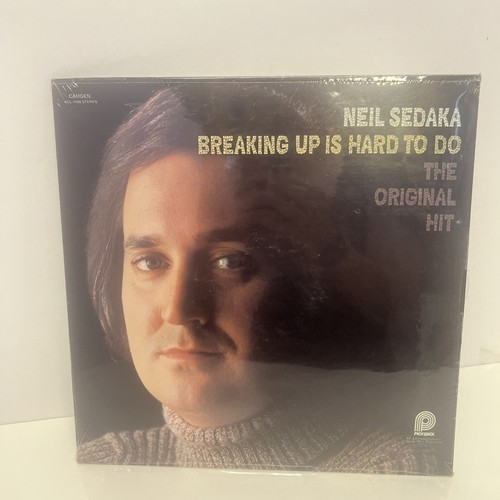 Neil Sedaka Breaking up is hard to do Original hit SEALED LP record 1976 RCA | eBay