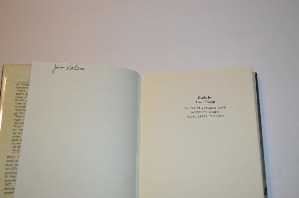 GOING AFTER CACCIATO by Tim O'brien, Hardcover, First Edition | eBay