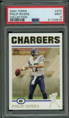 2004 Topps Collection #375 PHILLIP RIVERS Rookie PSA 9 Chargers | eBay