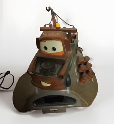 Disney Pixar Cars Talking Tow Mater Digital Alarm Clock Radio | eBay ...